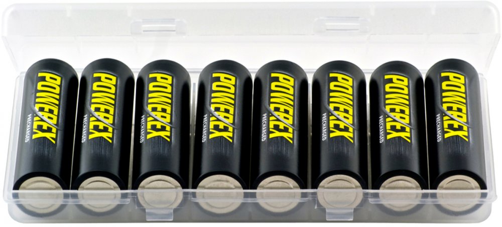 Powerex AA MH8AAP-BH 2600 mAh 8-Pack Precharged Batterie – Studio Economik