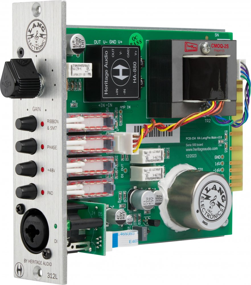 Buy HERITAGE AUDIO LANG-312L - Mono Mic-Preamps | Canada Authorized ...