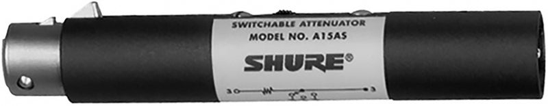 Buy Shure A15AS Switchable In-Line Attenuator Canada | Best Price ...
