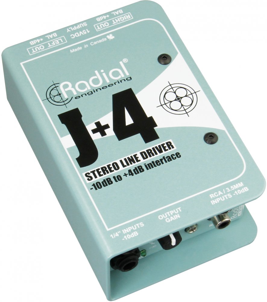 Buy RADIAL ENGINEERING J+4 - D.I. | Canada Authorized dealer – Studio ...